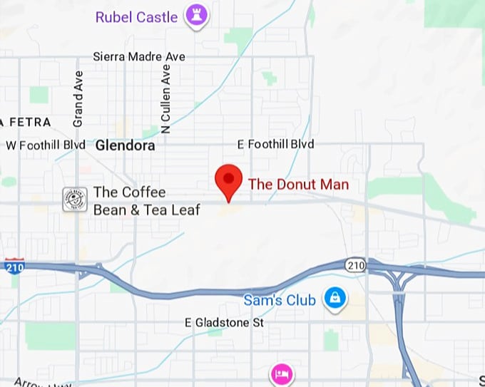 16. the donut man map