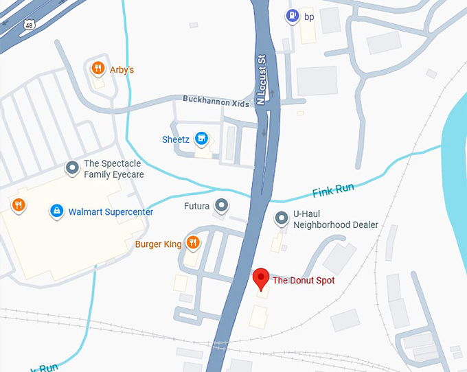 16. the donut spot map