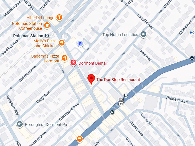 the dor stop restaurant map