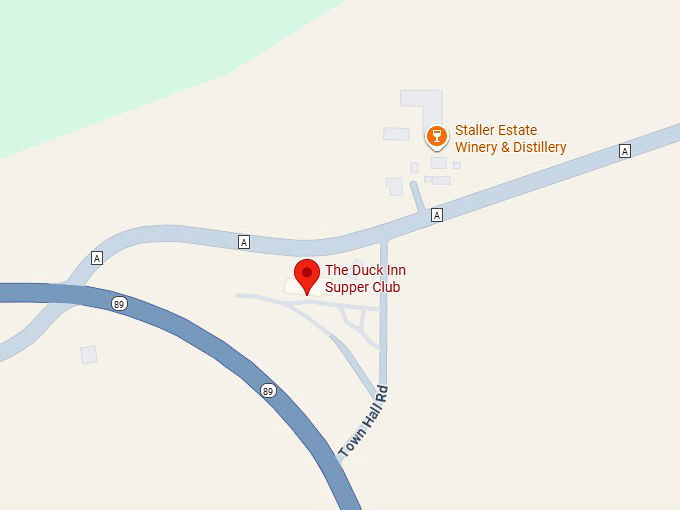 16. the duck inn supper club map