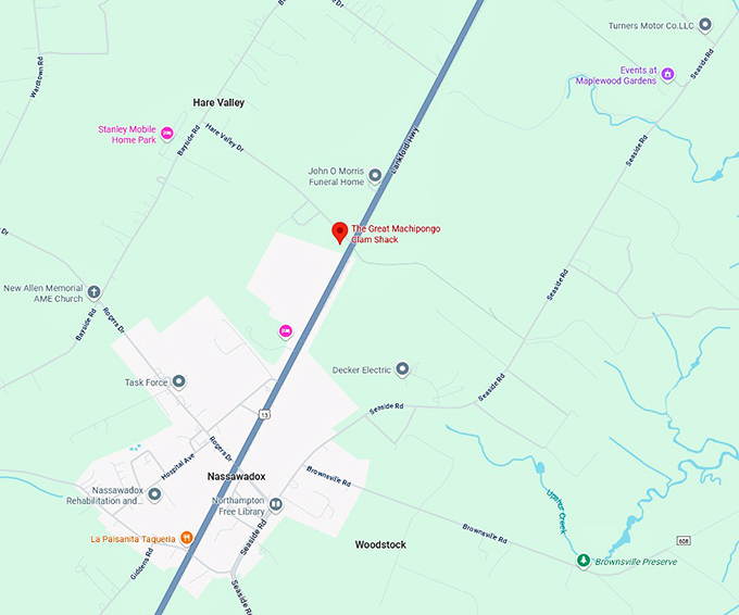 16. the great machipongo clam shack map