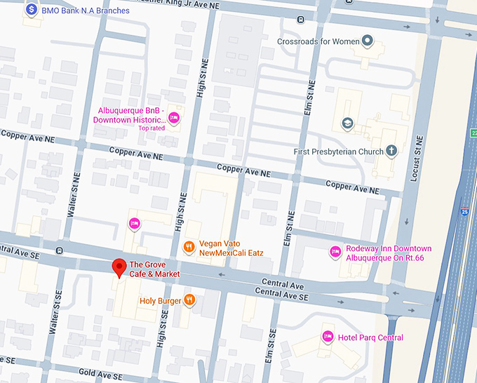 16. the grove caf&eacute; & market map