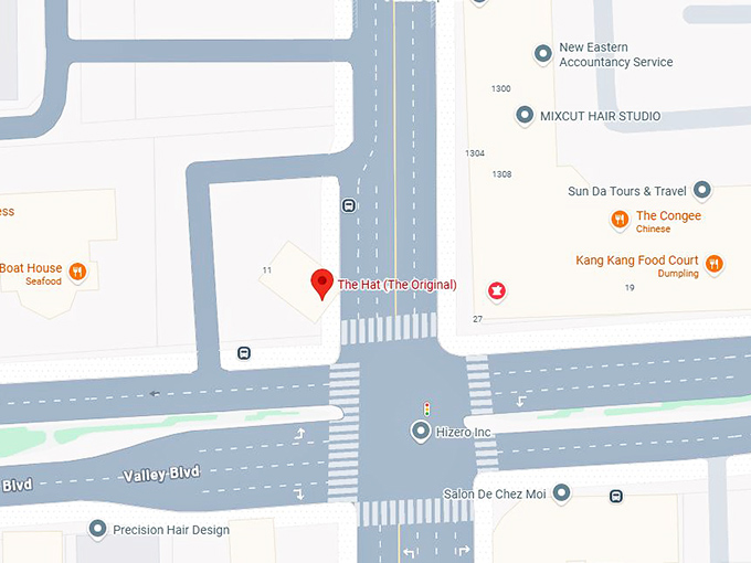 16. the hat (the original) map