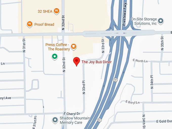 16. the joy bus diner map