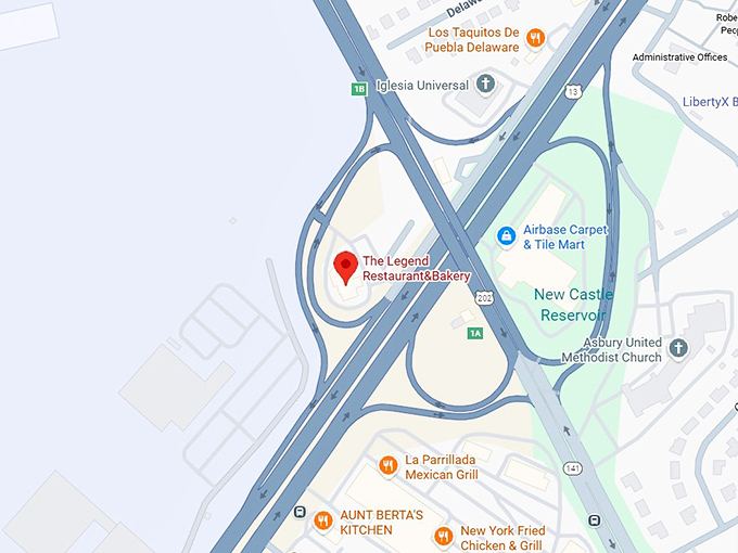 16. the legend restaurant&bakery map