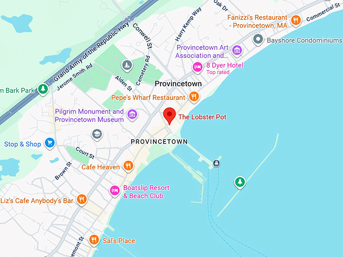 16. the lobster pot map