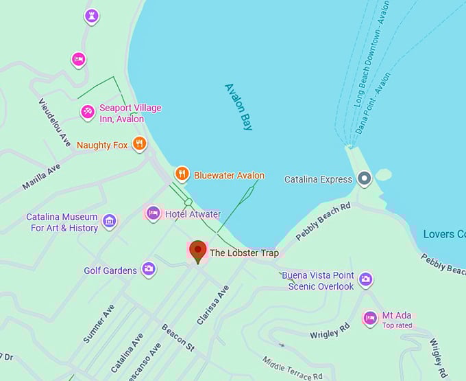 16. the lobster trap map