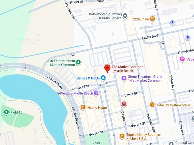 16. the market common myrtle beach map