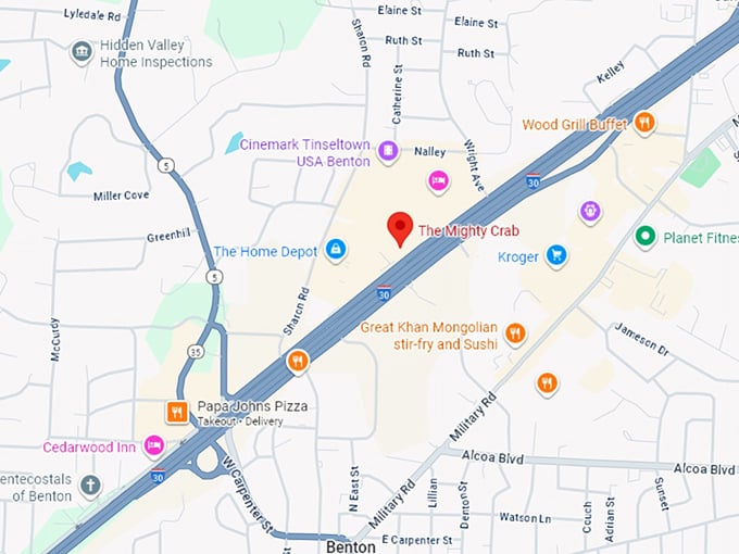 16. the mighty crab map