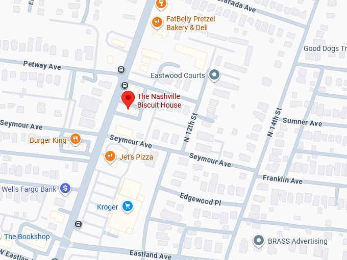 16. the nashville biscuit house map