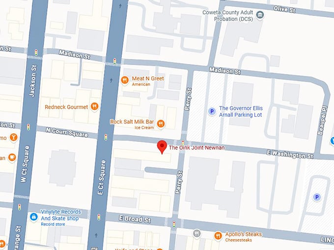 16. the oink joint newnan map