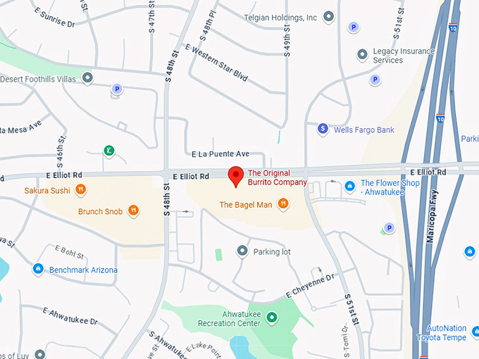 16. the original burrito company map