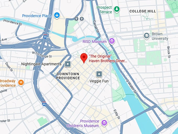 16. the original haven brothers diner providence map
