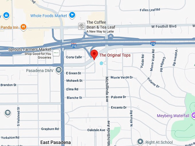 16. the original tops map