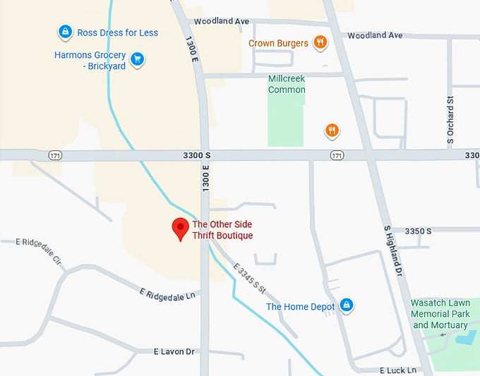 16. the other side thrift boutique map