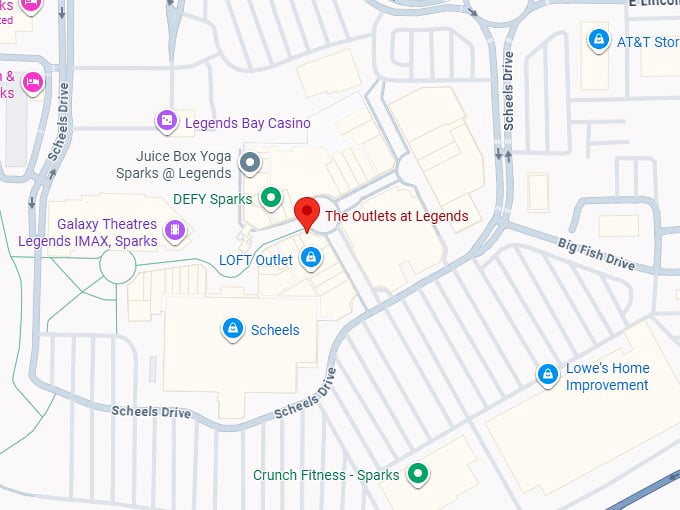 16. the outlets at legends map