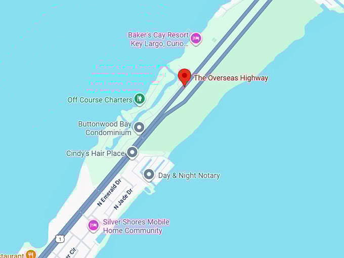 16. the overseas highway map