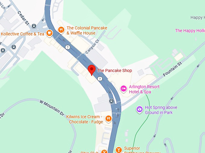 16. the pancake shop map