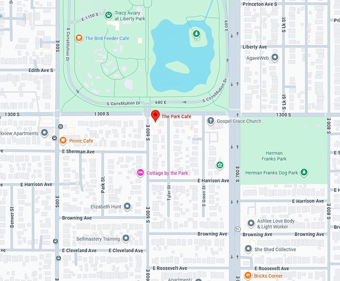 16. the park caf&eacute; map