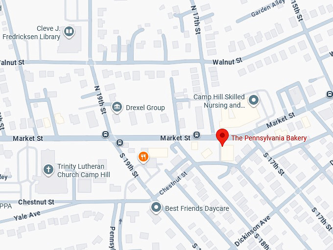 16. the pennsylvania bakery map