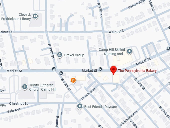 16. the pennsylvania bakery map