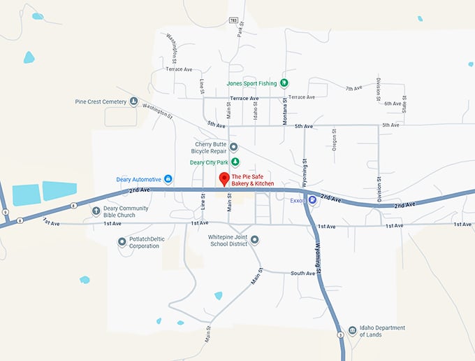 16. the pie safe bakery & kitchen map