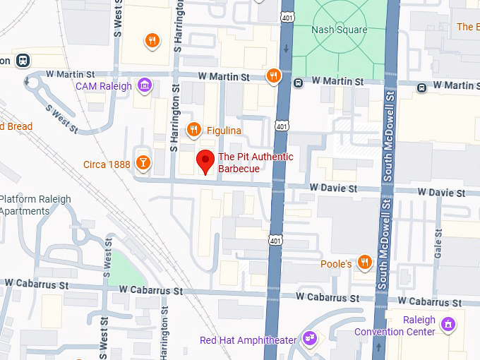 16. the pit authentic barbecue map