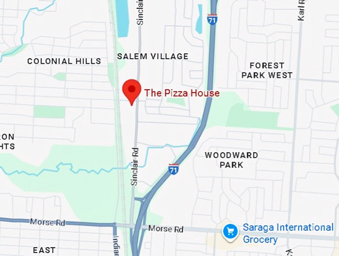 16. the pizza house map
