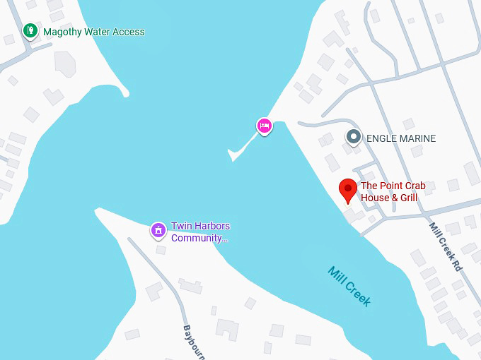 16. the point crab house & grill map
