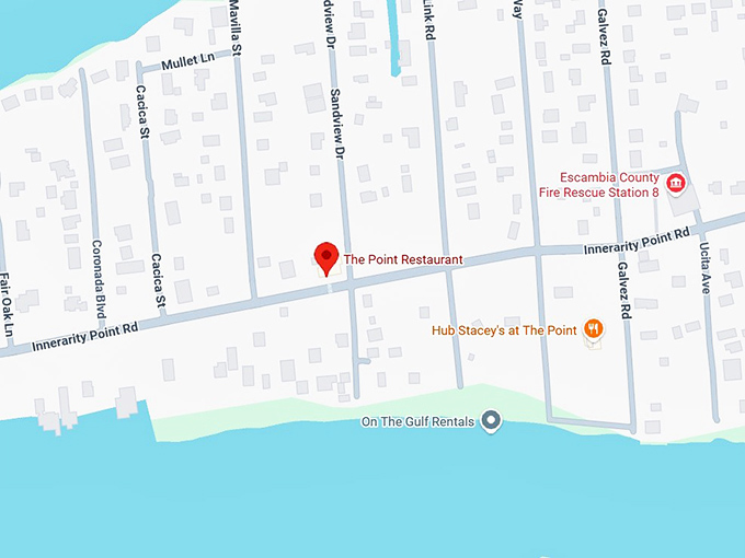 16. the point restaurant map