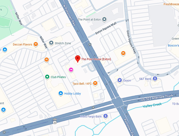 16. the pour house [exton] map
