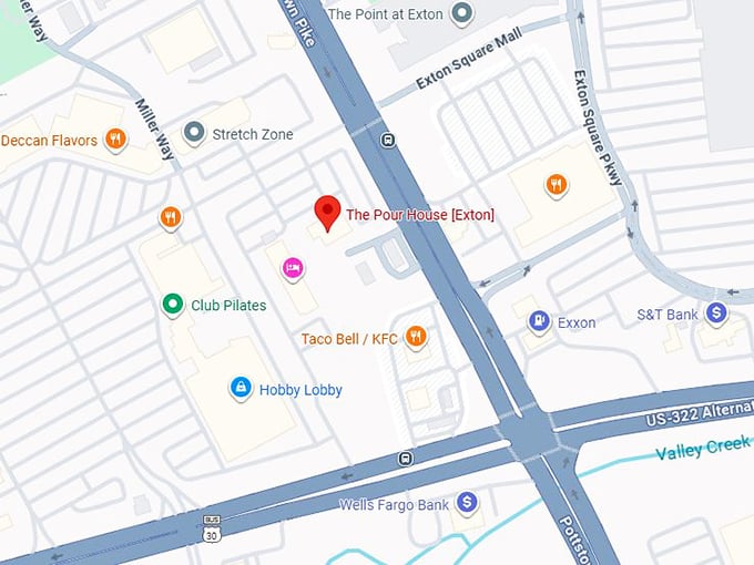 16. the pour house [exton] map