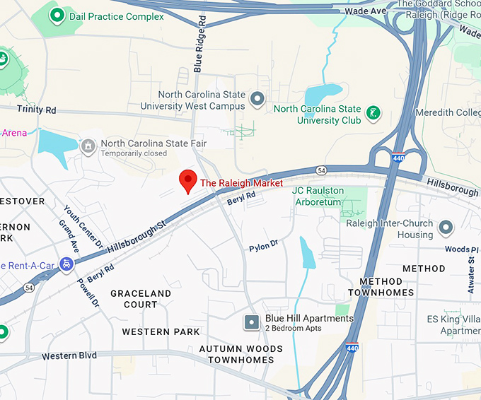 16. the raleigh market map