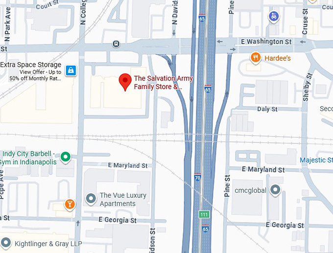 16. the salvation army family store & donation center map
