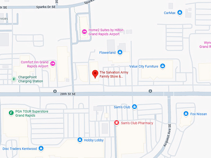 16. the salvation army family store & donation center map