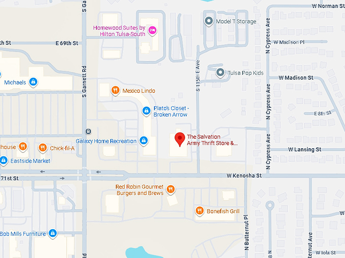 16. the salvation army thrift store & donation center map