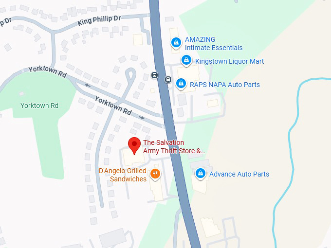 16. the salvation army thrift store & donation center map