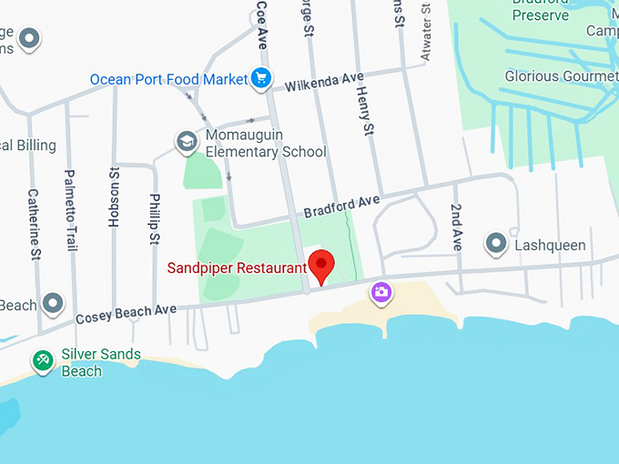 16. the sandpiper map