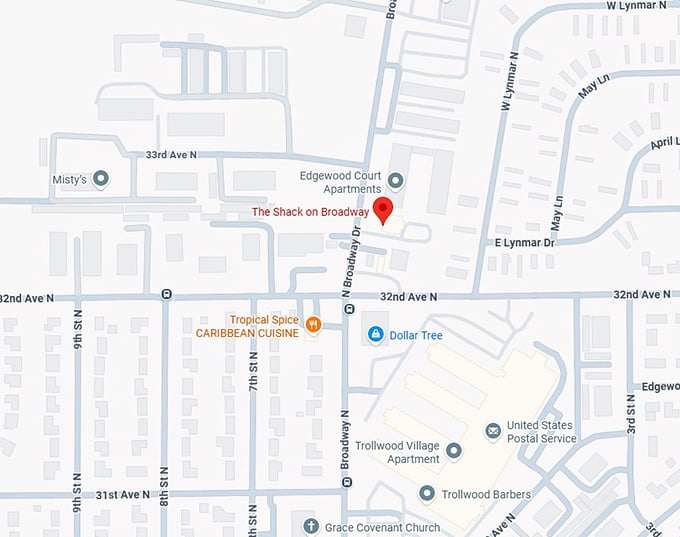 16. the shack on broadway map