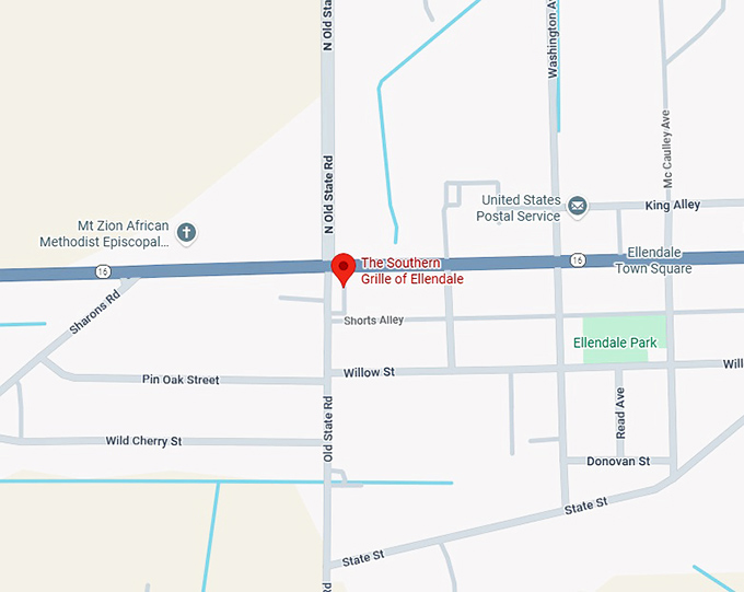 16. the southern grille of ellendale map