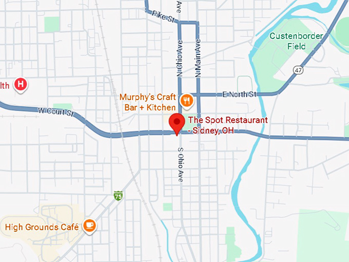 16. the spot restaurant map