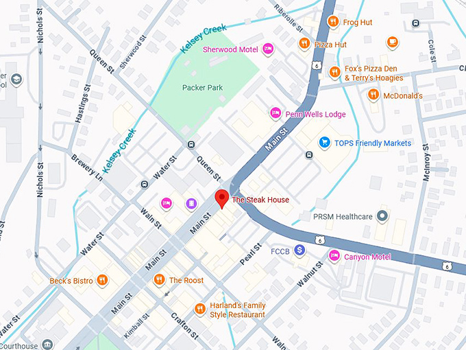 16. the steak house map