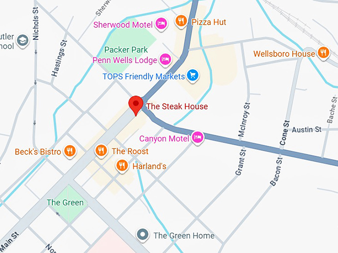 16. the steak house map