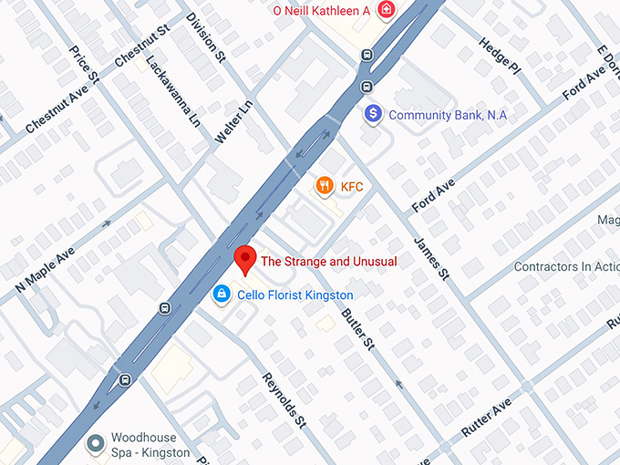 16. the strange and unusual map