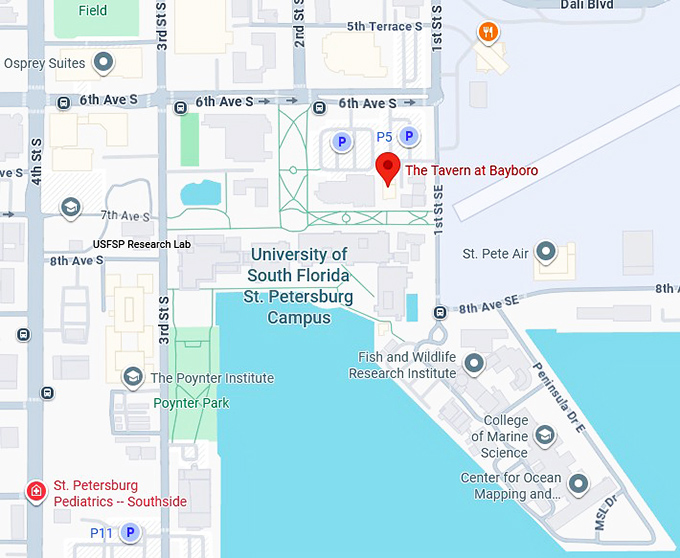 16. the tavern at bayboro map