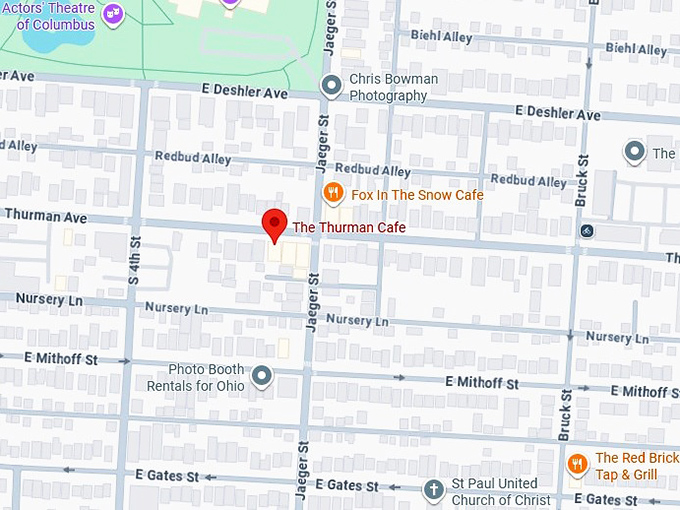 16. the thurman cafe map