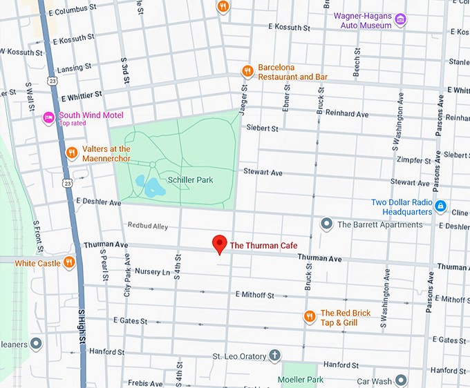 16. the thurman cafe map