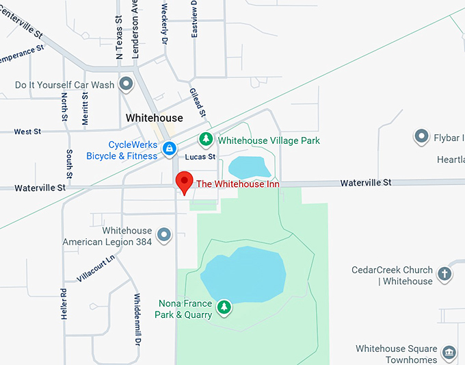 16. the whitehouse inn map