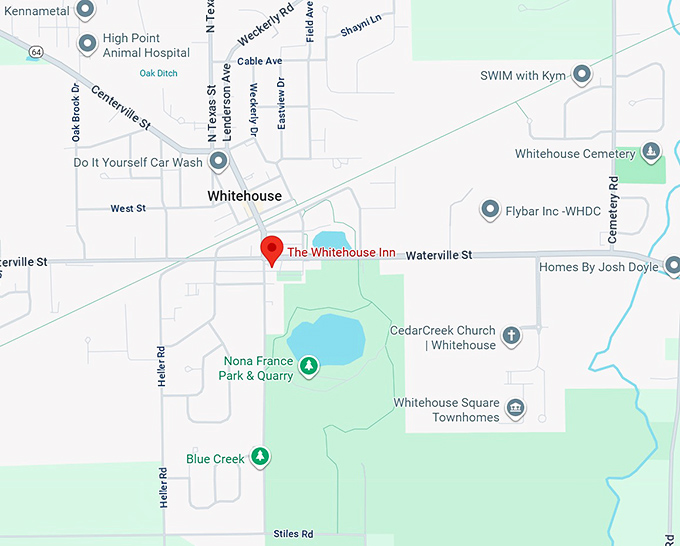 16. the whitehouse inn map