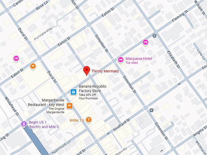 16. thirsty mermaid map